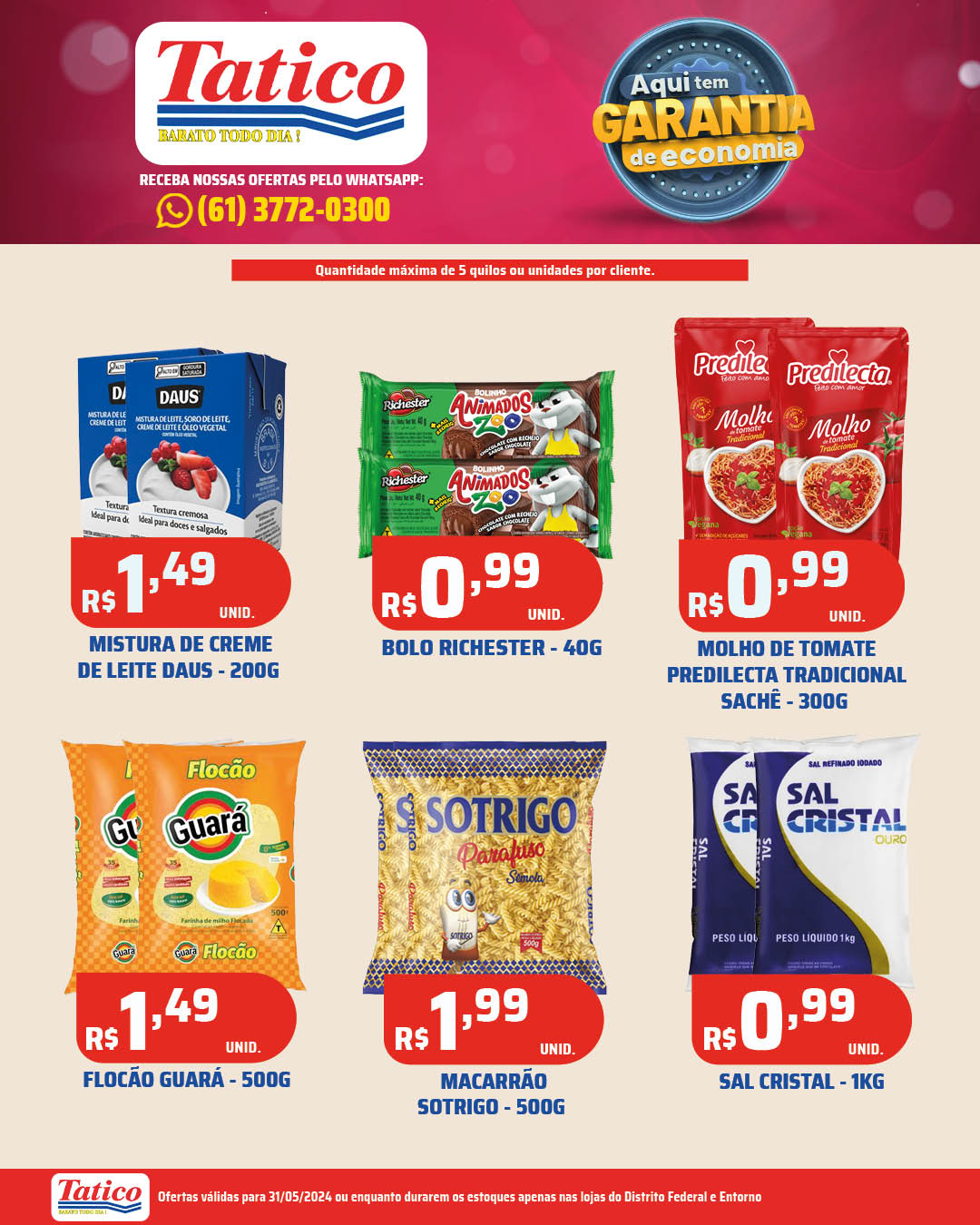 Tatico - Brasília - Barato Todo dia!